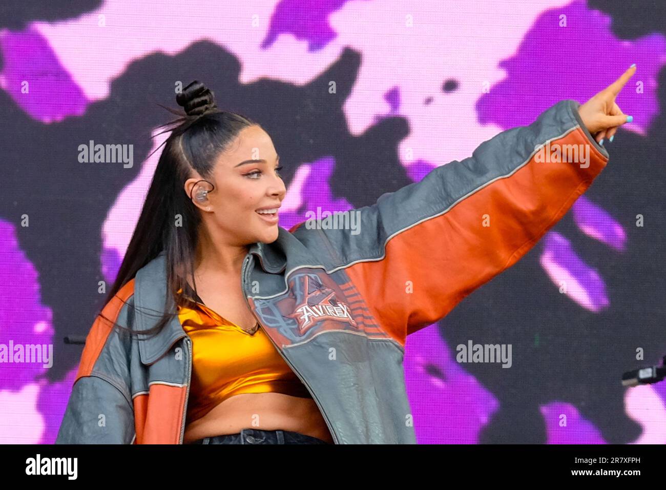 Tula Paulinea "Tulisa" Contostavlos with English London based hip hop ...