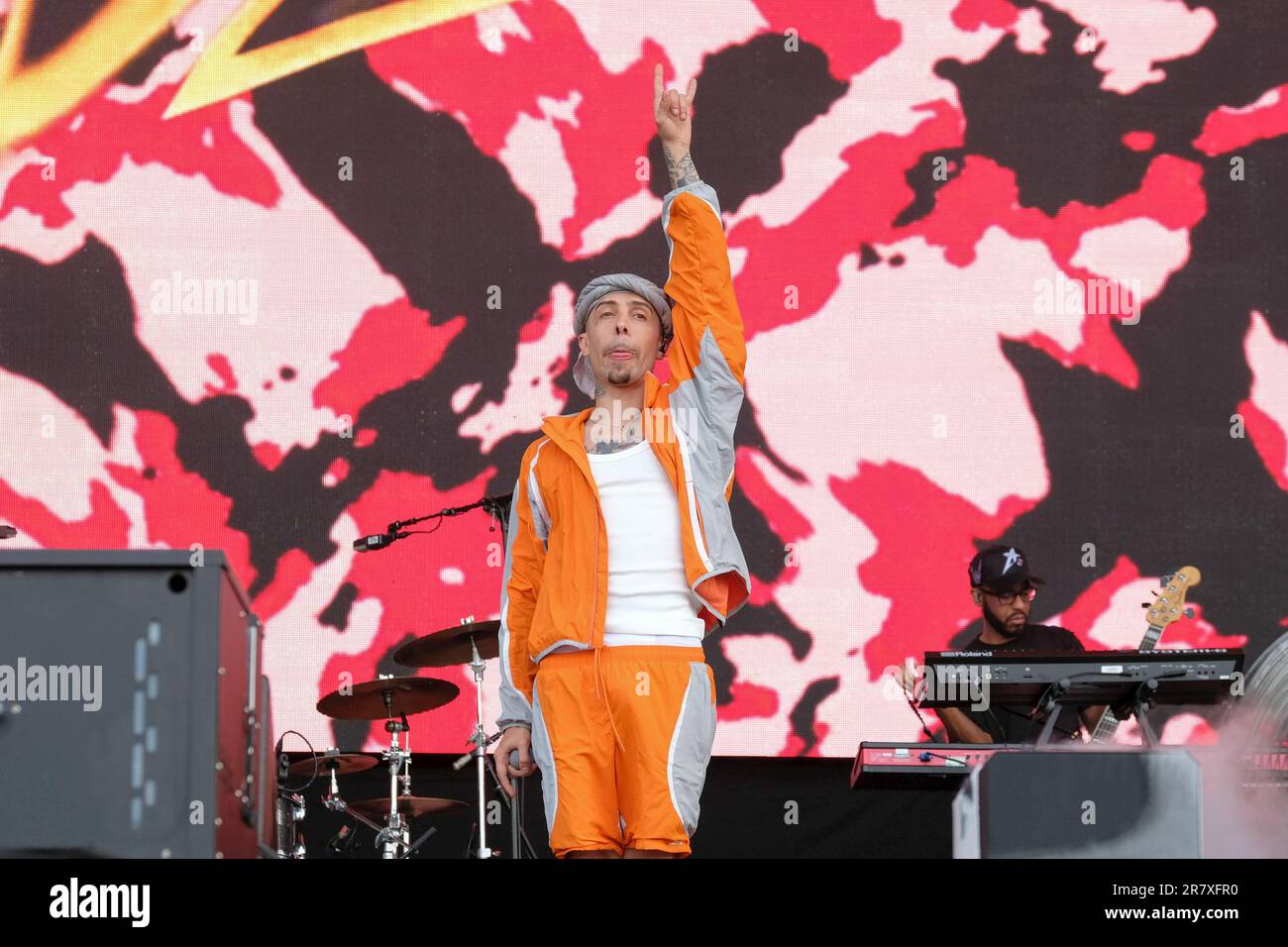 Costadinos Contostavlos known by stage name Dappy performing live on ...