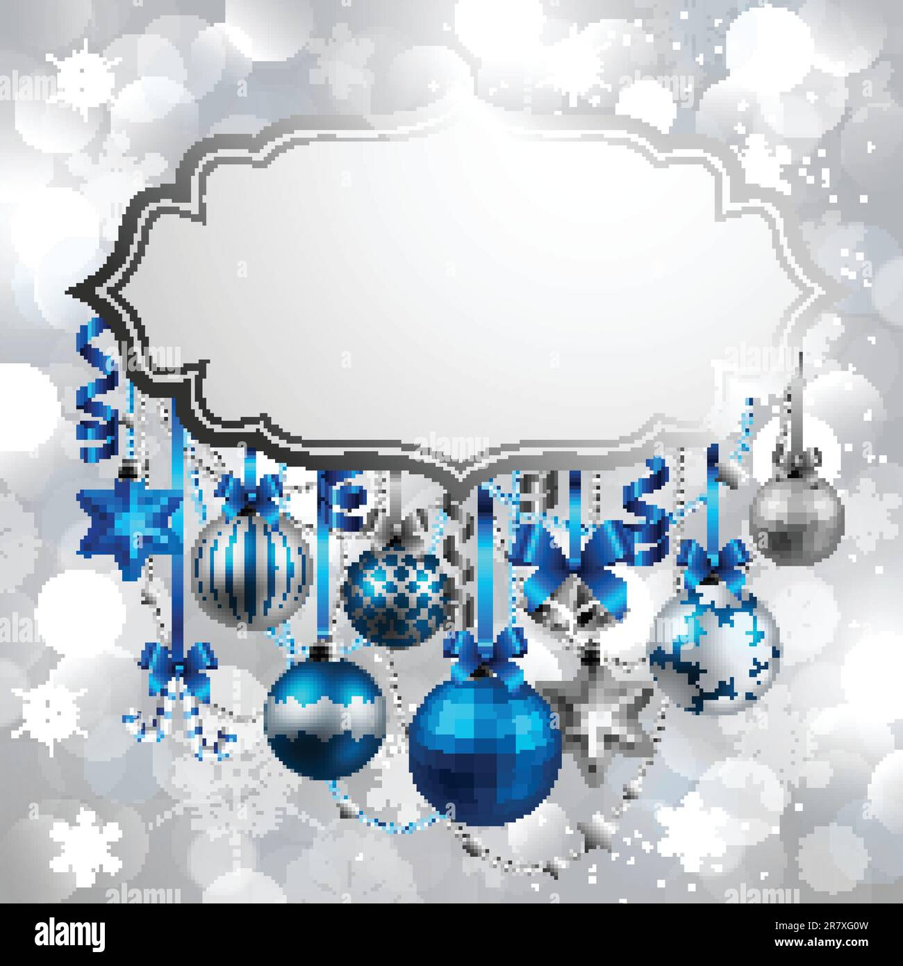 Beautiful christmas background with place for text. Vector illustration ...