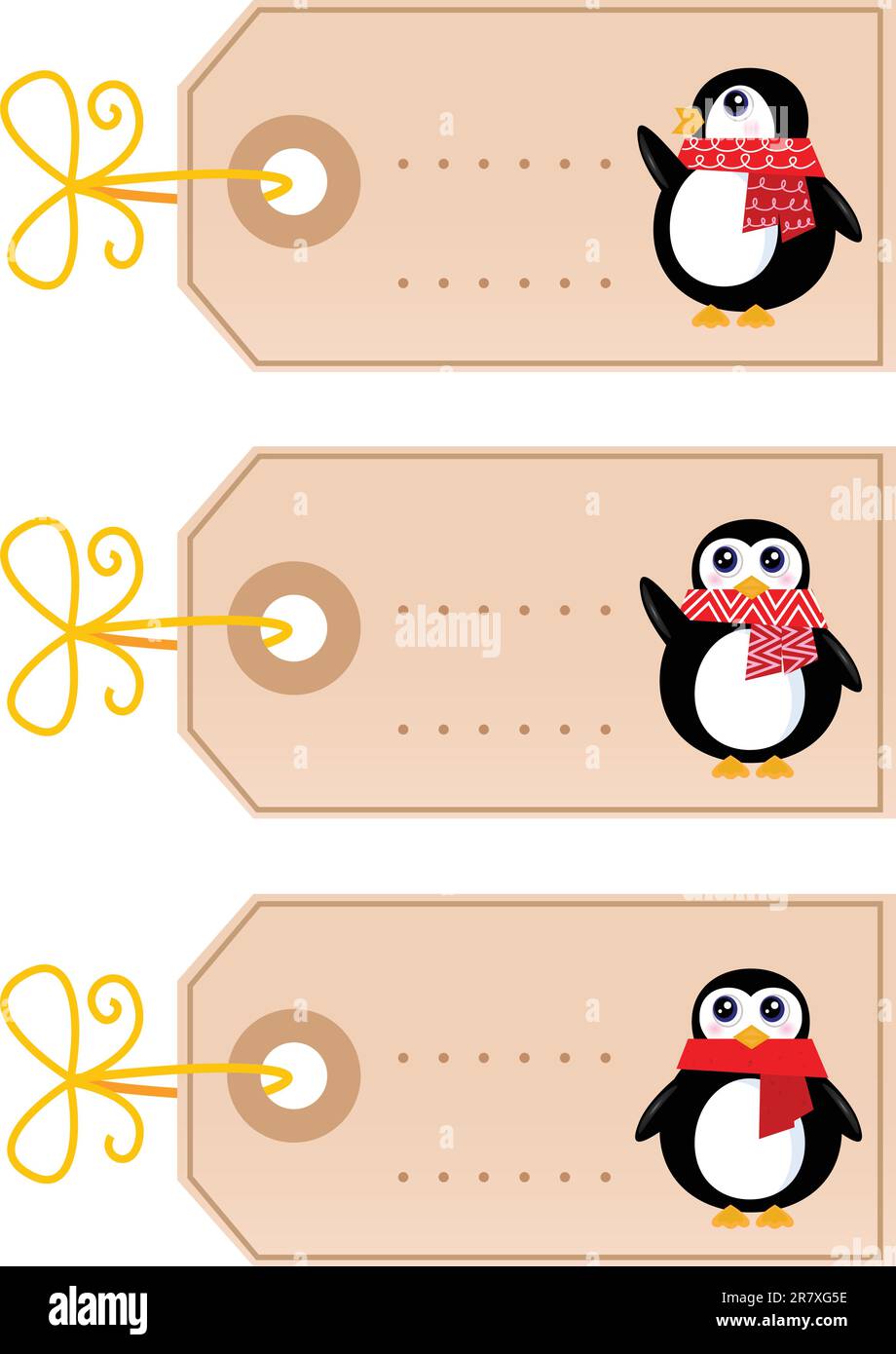 Penguin Printable Name Tags