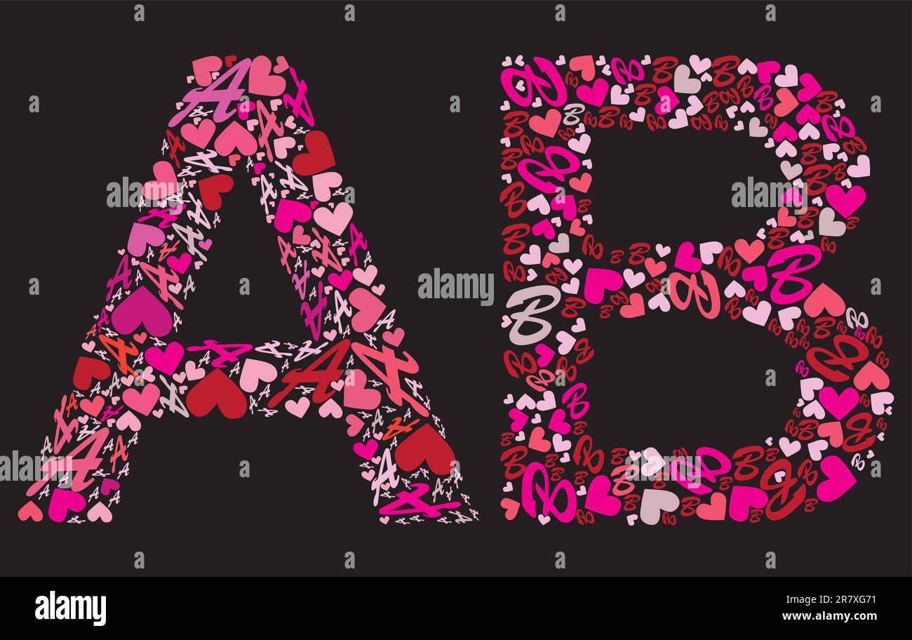 Cheerful letter a design Stock Vector Images - Alamy