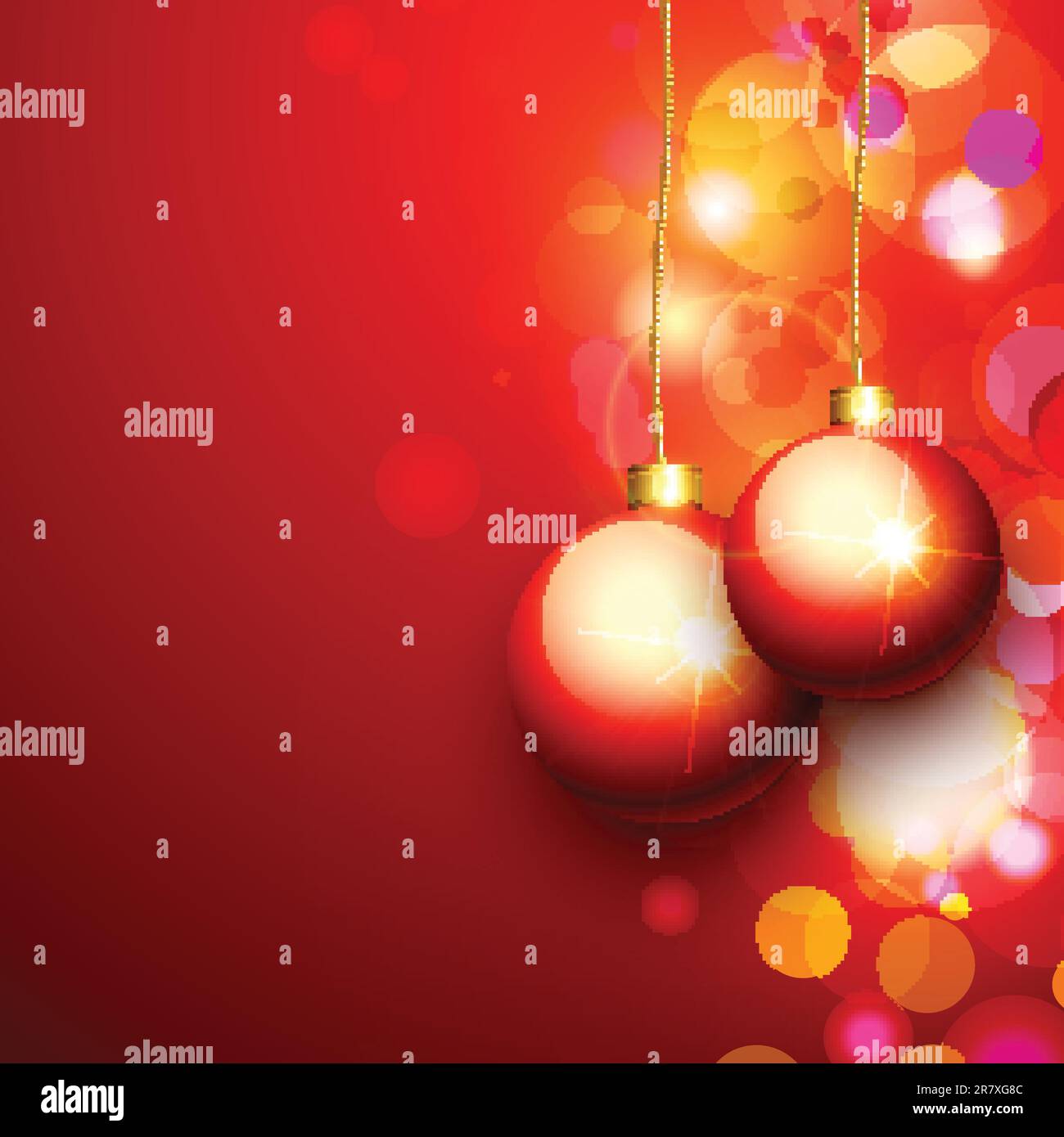 stylish christmas background vector illustration Stock Vector Image ...