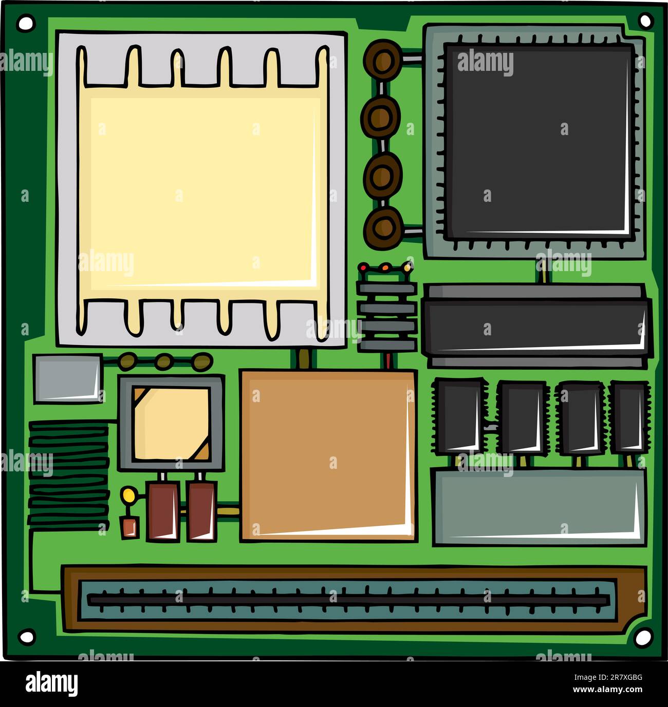 Rom chip Stock Vector Images - Alamy
