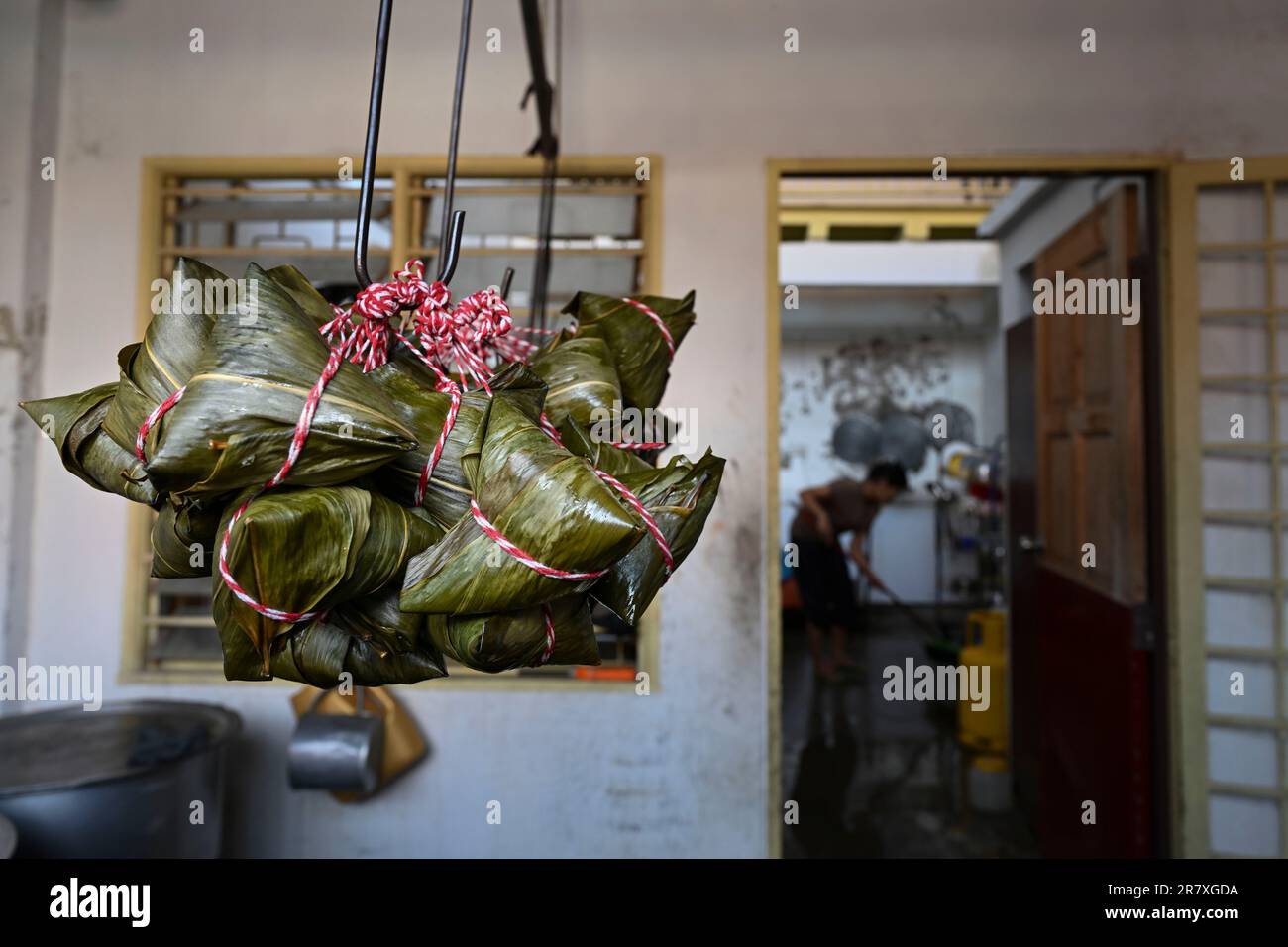 Malacca, Malaysia. 17th June, 2023. Some freshly cooked rice dumplings ...