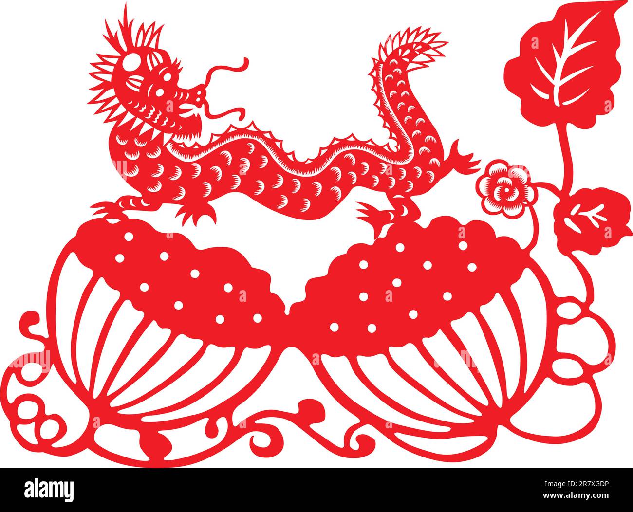 Chinese new year china 2012 Stock Vector Images - Alamy