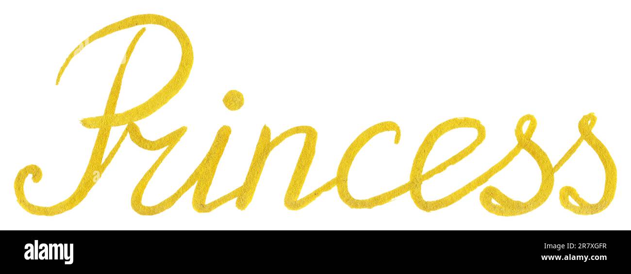 Princess Word Art