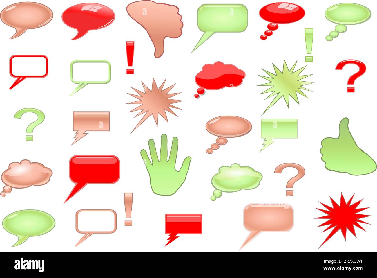 Internet vector comics set. Vector illustration Stock Vector Image ...