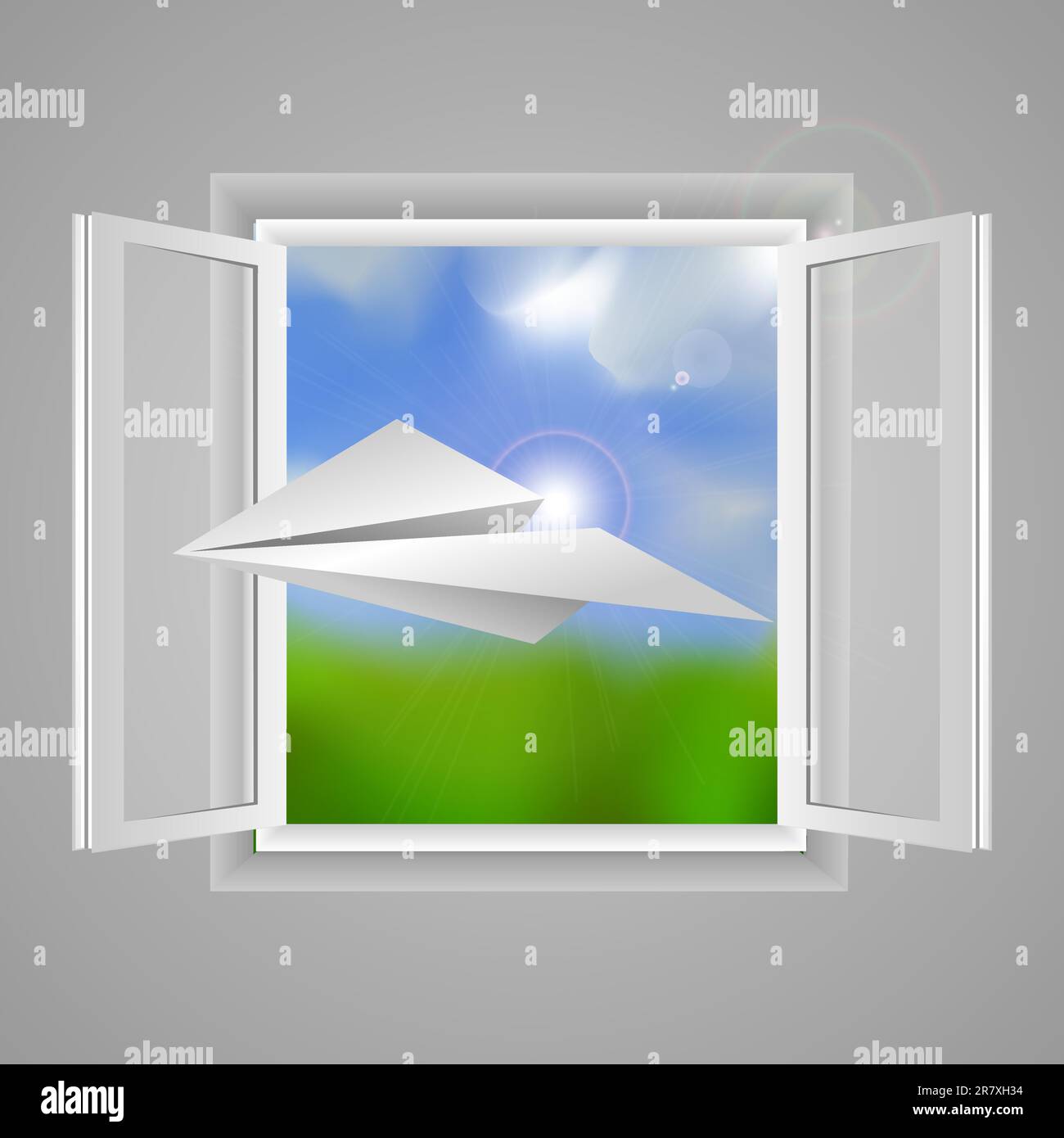 Paper model toy Stock Vector Images - Alamy