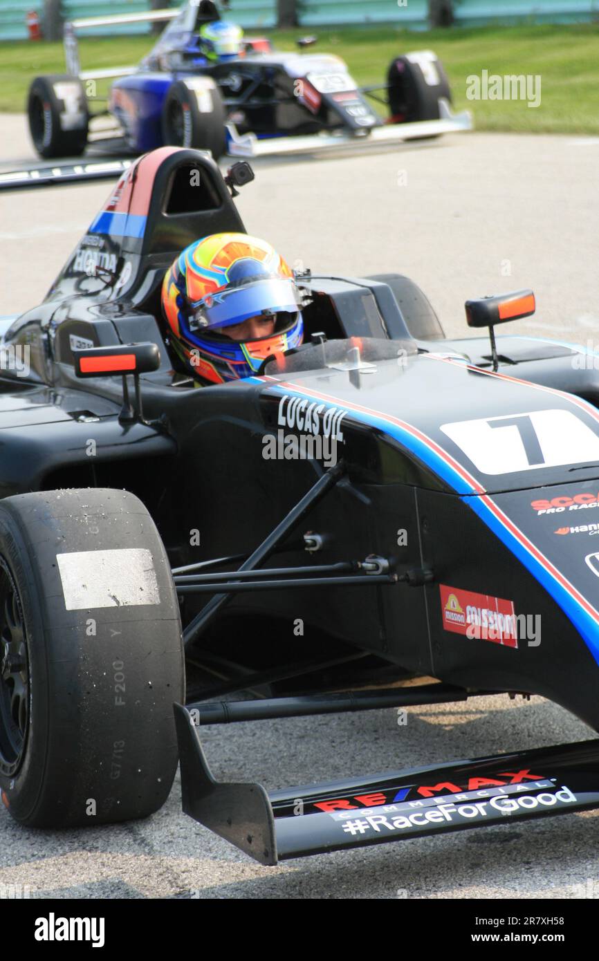 Formula Racing at Road America Sports Car Course during the SVRA ...