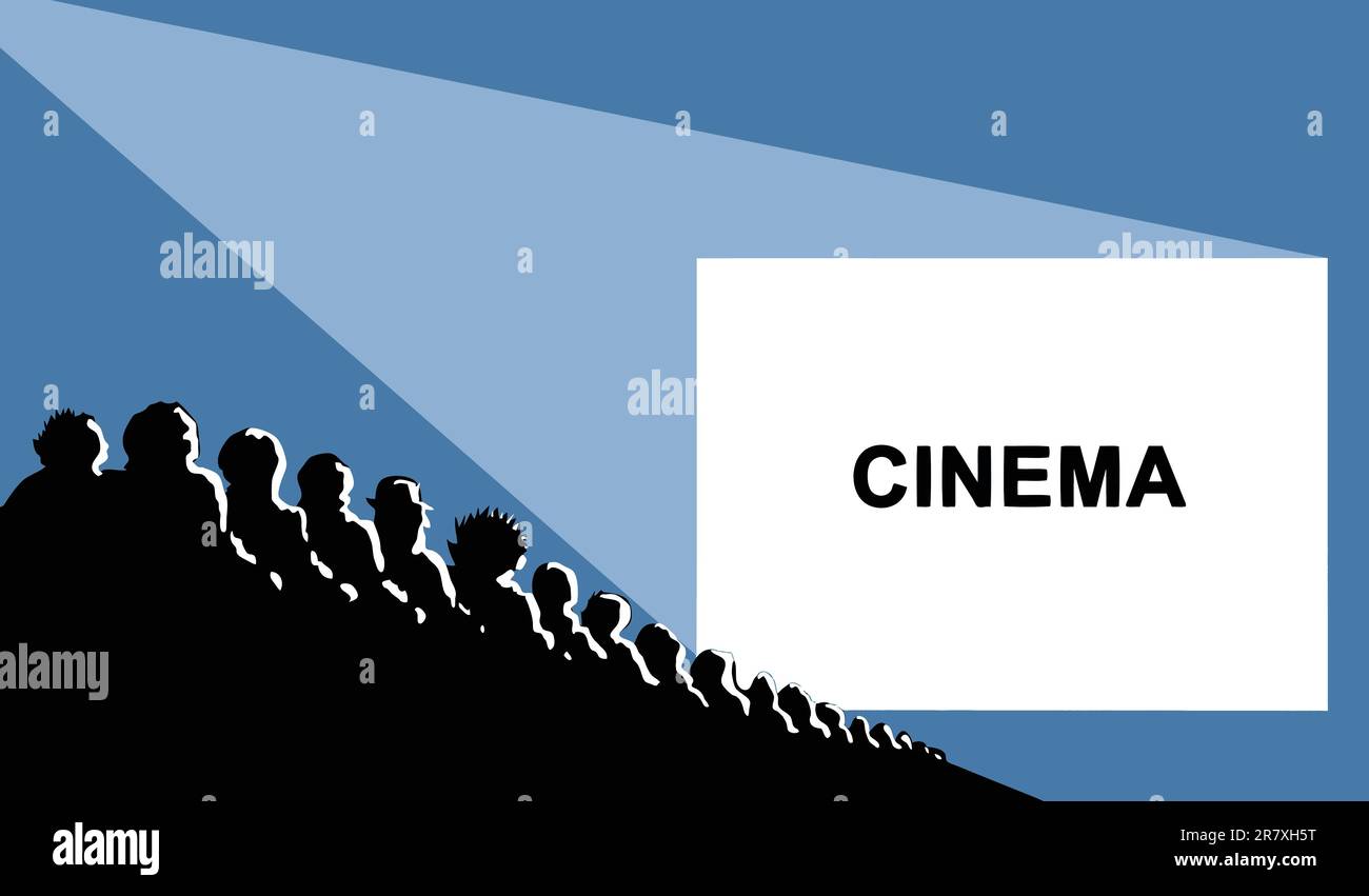 cinema, vector illustration Stock Vector Image & Art - Alamy