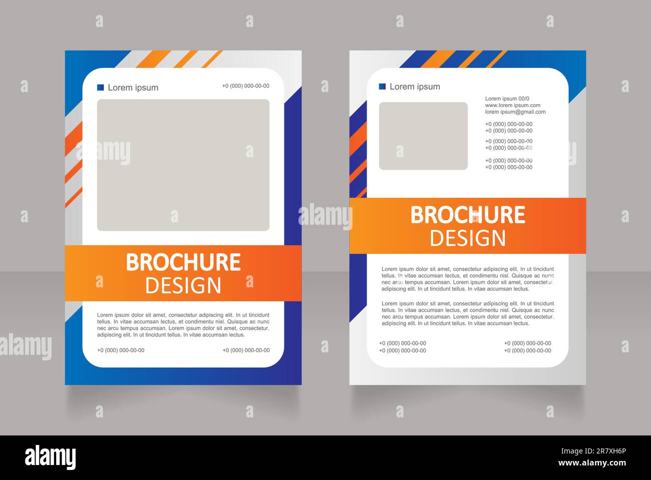 Payroll service for employers blank brochure layout design Stock Vector ...