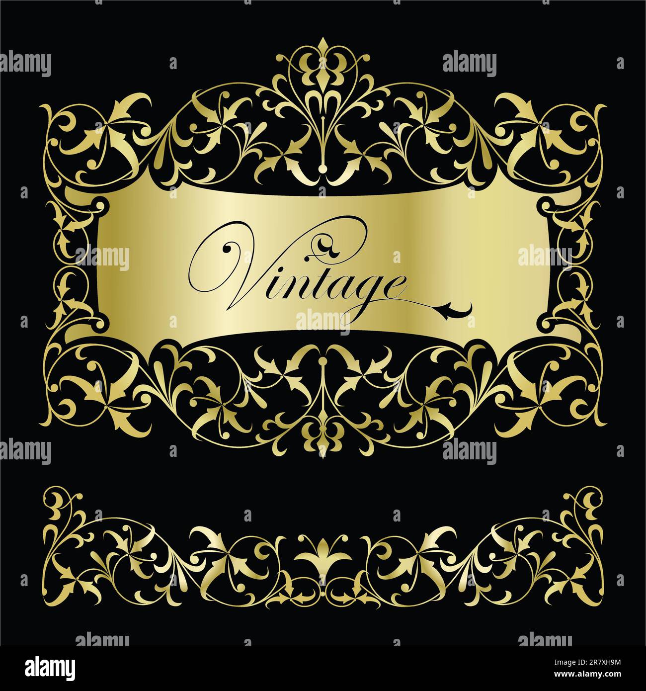 Template frame design for card Stock Vector Image & Art - Alamy