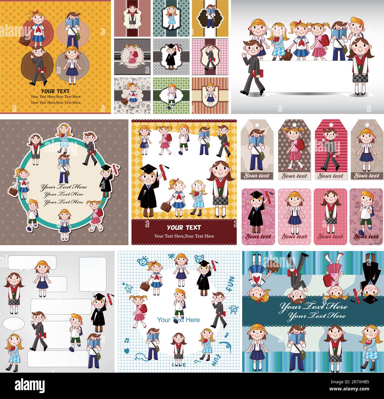 Party invitation student Stock Vector Images - Alamy