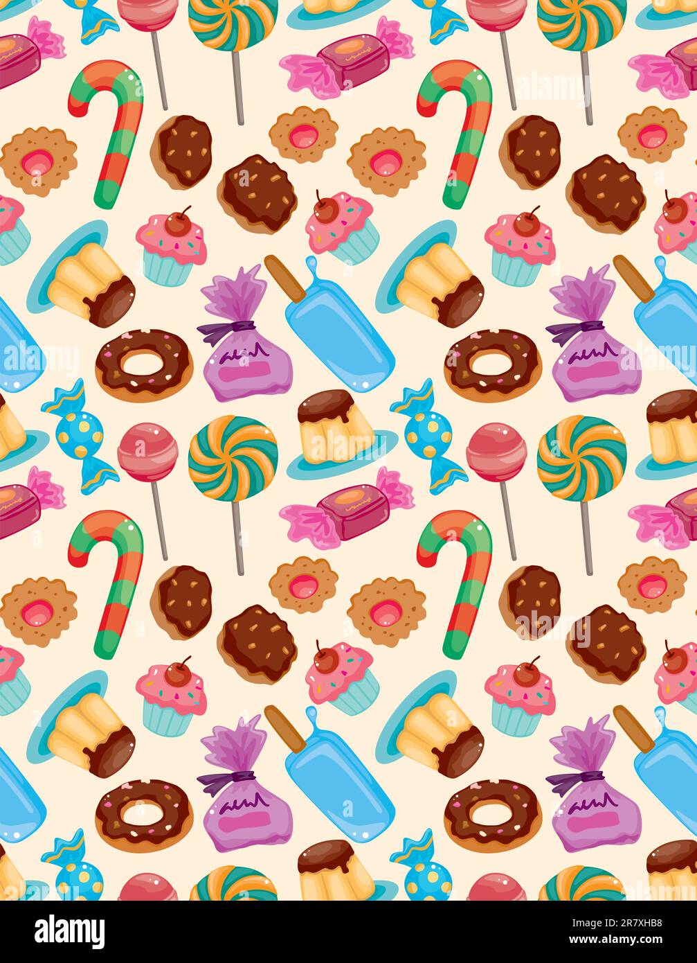 Candy pattern hi-res stock photography and images - Alamy