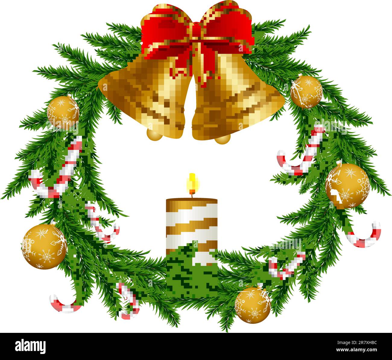 Ribbon garland Stock Vector Images - Alamy