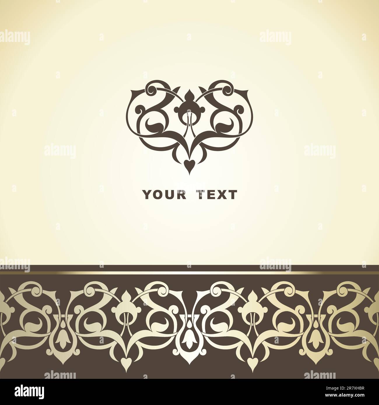 Template frame design for card Stock Vector Image & Art - Alamy