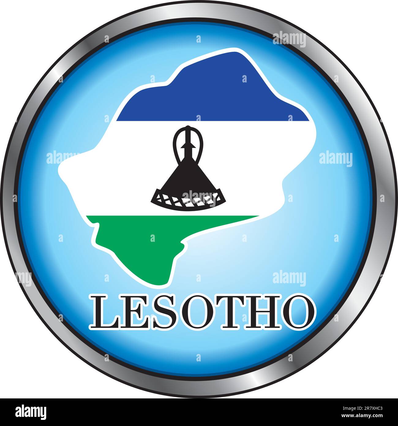 Lesotho flag and map Stock Vector Images - Alamy