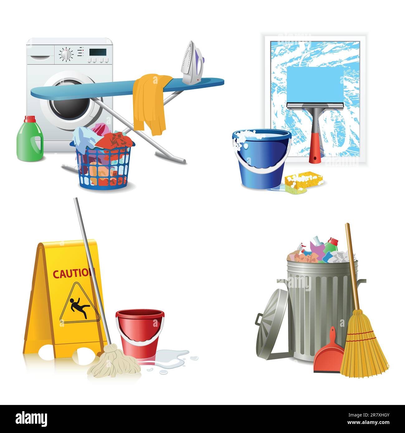 Cleaning equip Stock Vector Images - Alamy