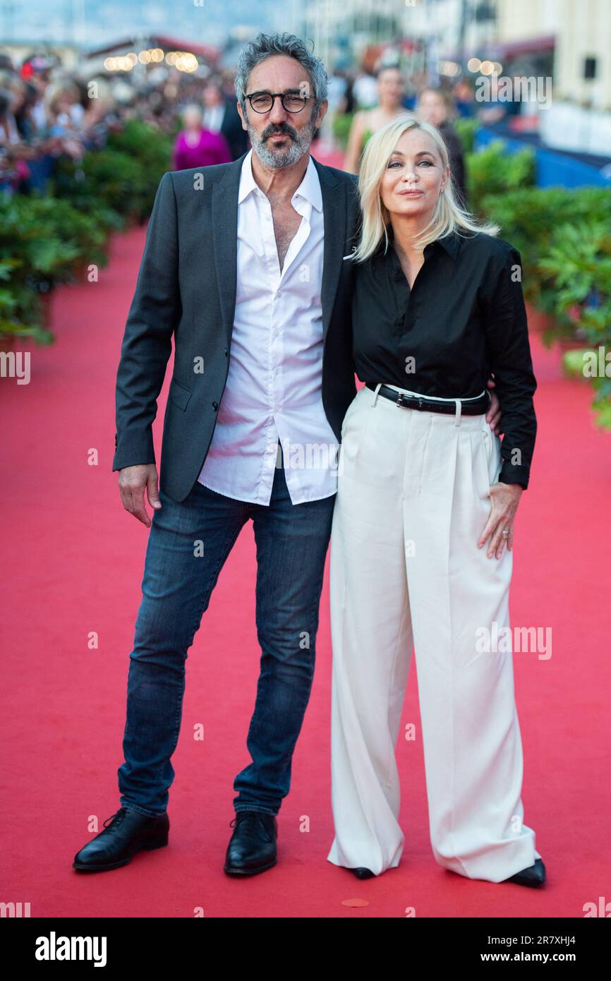 Cabourg, France. 17th June, 2023. Frederic Chaudier and Emmanuelle ...