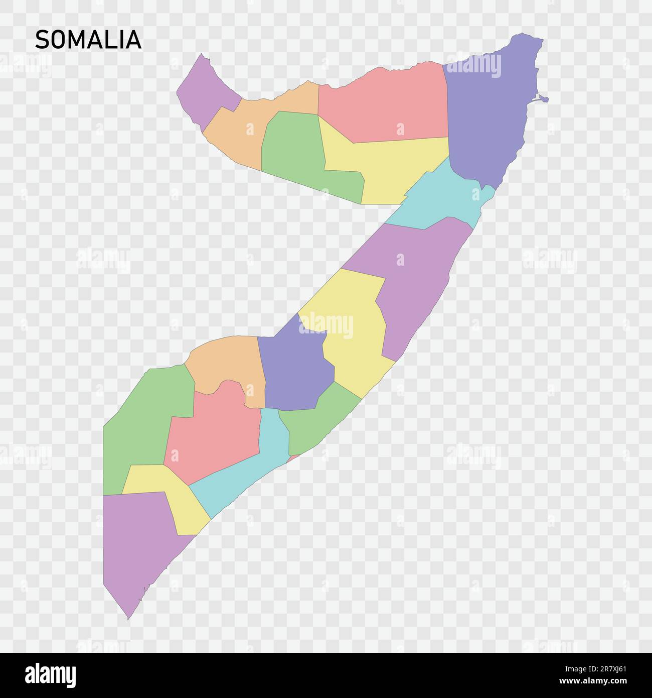 Somalia boundary hi-res stock photography and images - Alamy