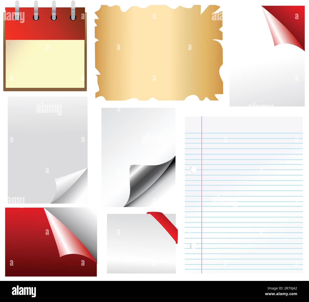 collection of various papers Stock Vector Image & Art - Alamy