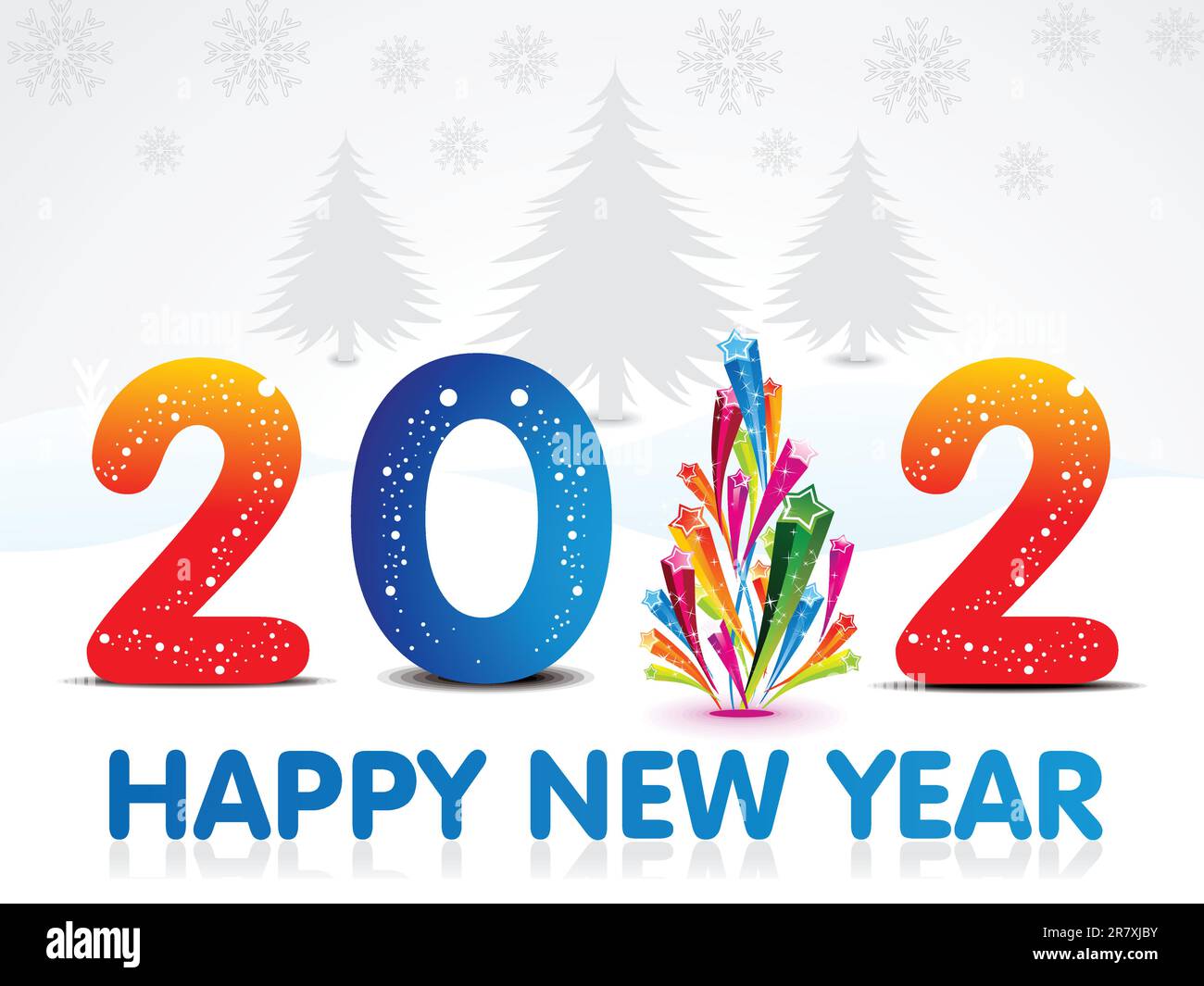 abstract new year background vector illustration Stock Vector Image ...