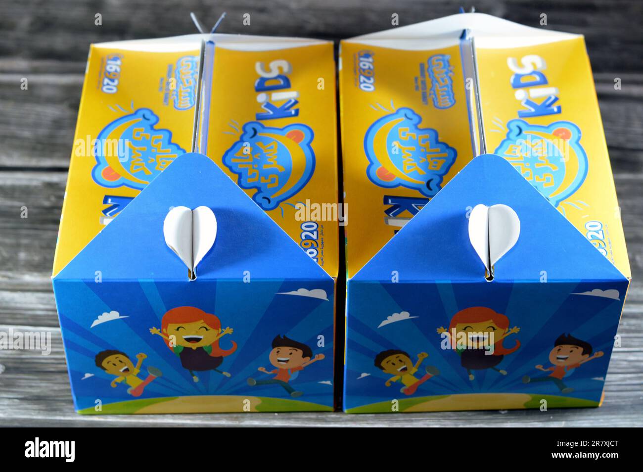 Cairo, Egypt, June 15 2023: Sayed Hanafy Koshary Koshari, street food ...