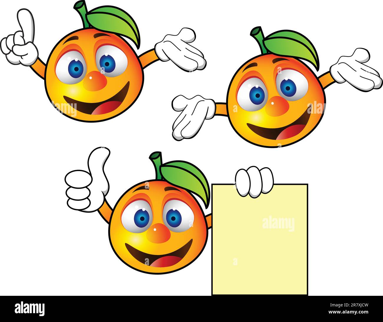 Orange cartoon illustration Stock Vector Image & Art - Alamy