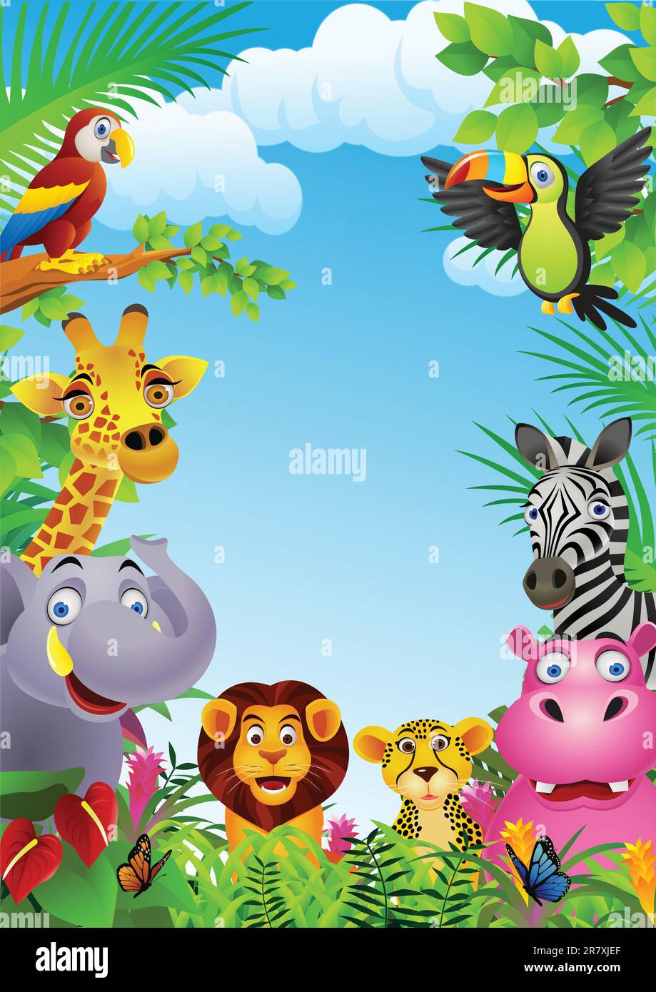 Monkey animal friendship Stock Vector Images - Alamy