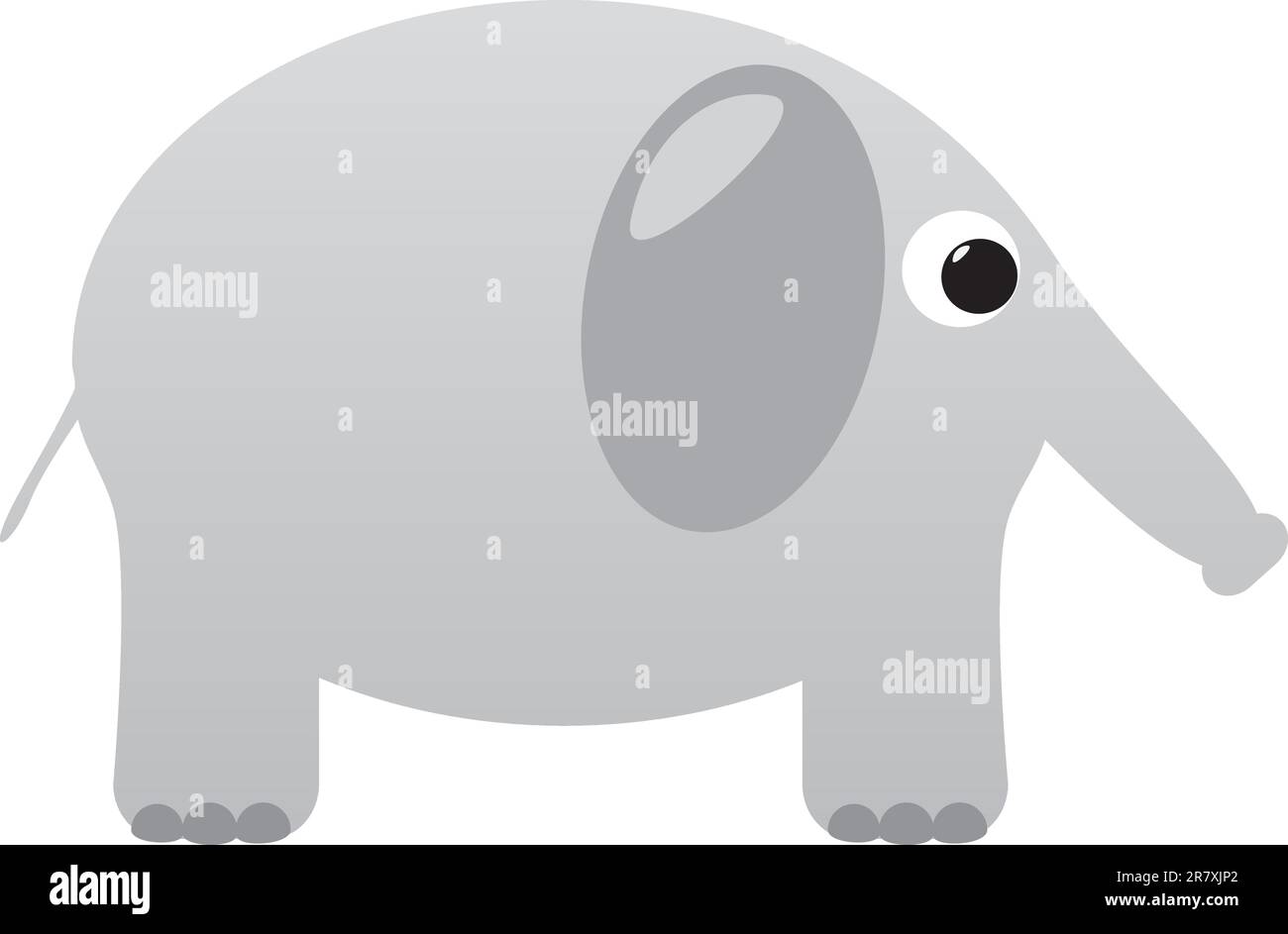 cute vector elephant Stock Vector Image & Art - Alamy