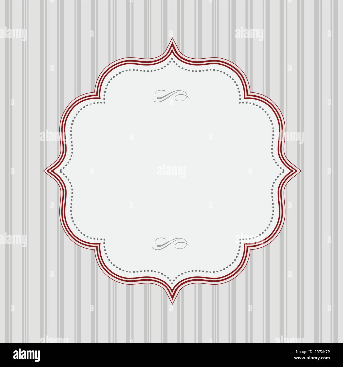 Vector Striped Background and Red Frame. Easy to edit. Perfect for ...