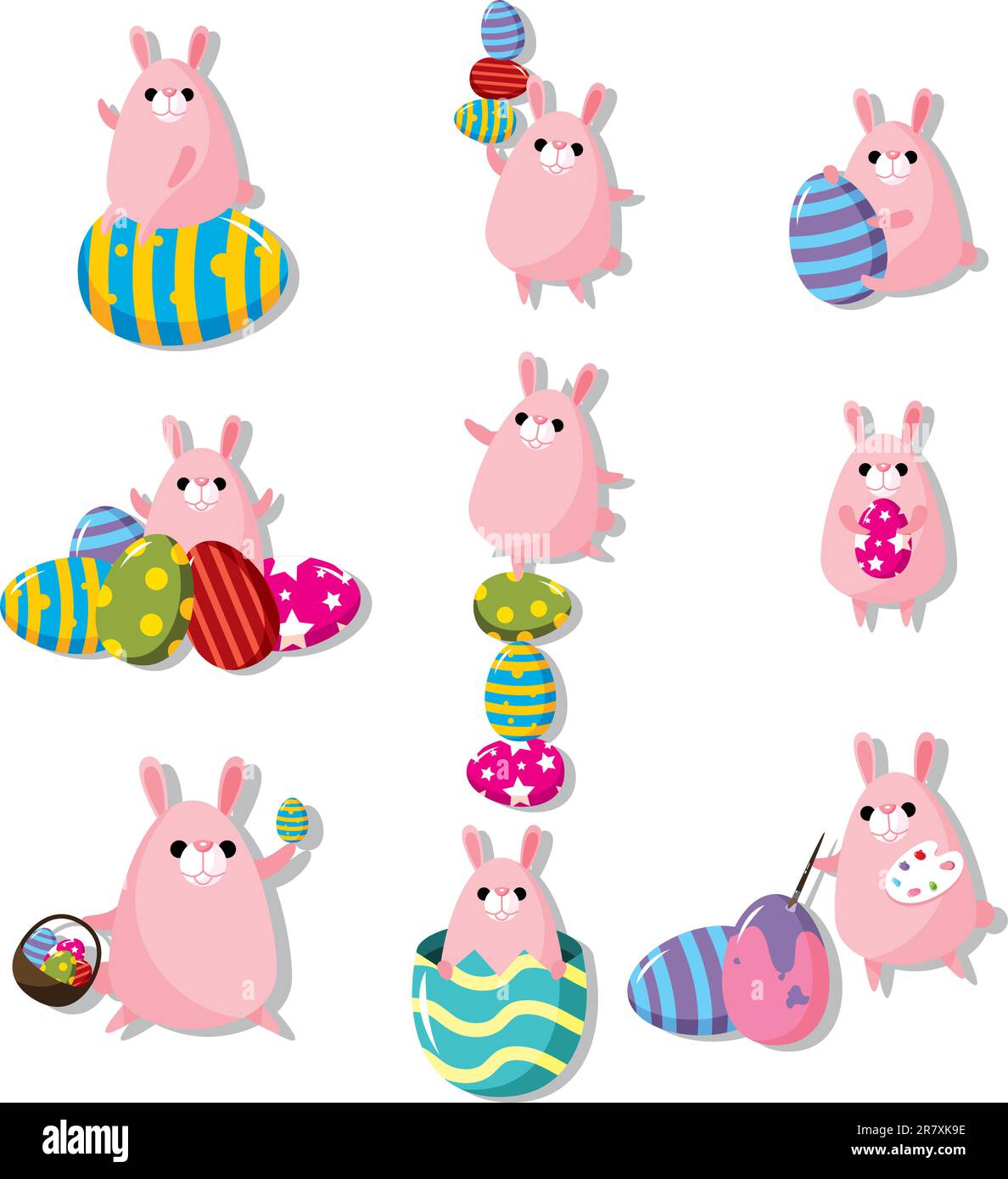 Love rabbit color icon hi-res stock photography and images - Alamy
