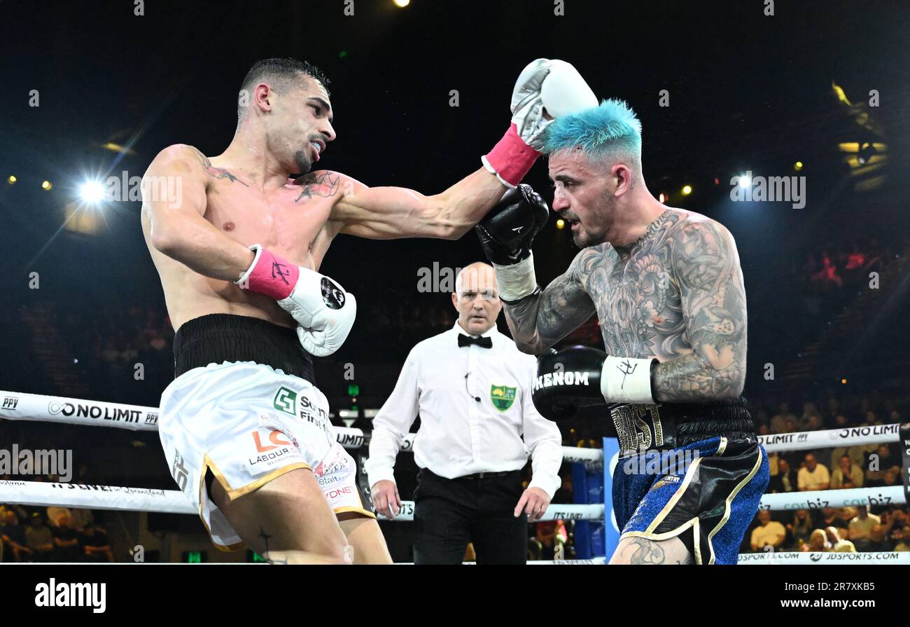 Gold Coast, Australia. 18th June, 2023. Hass Hamden (left) in action ...