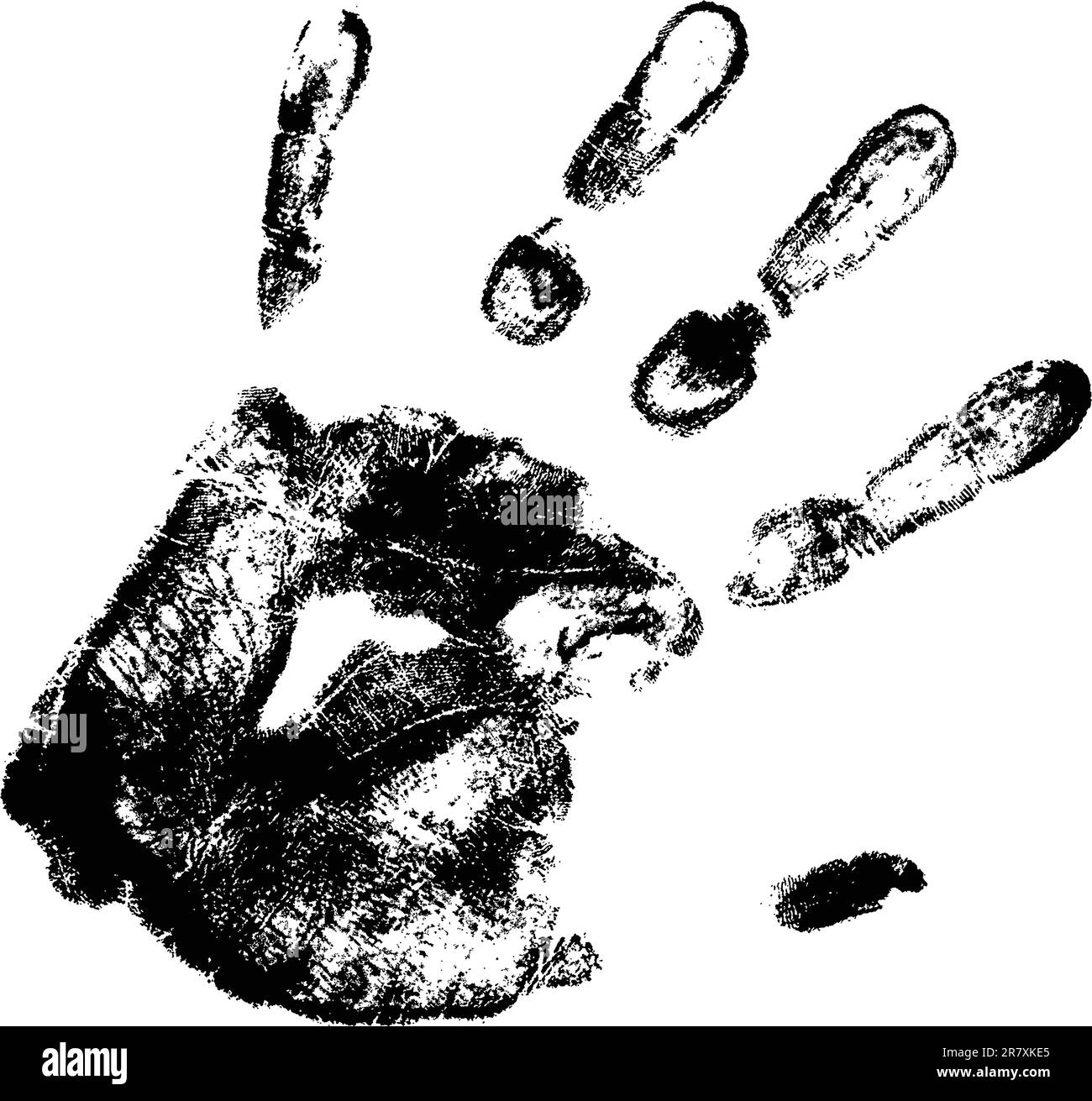 Vector Hand Print Stock Vector Image And Art Alamy