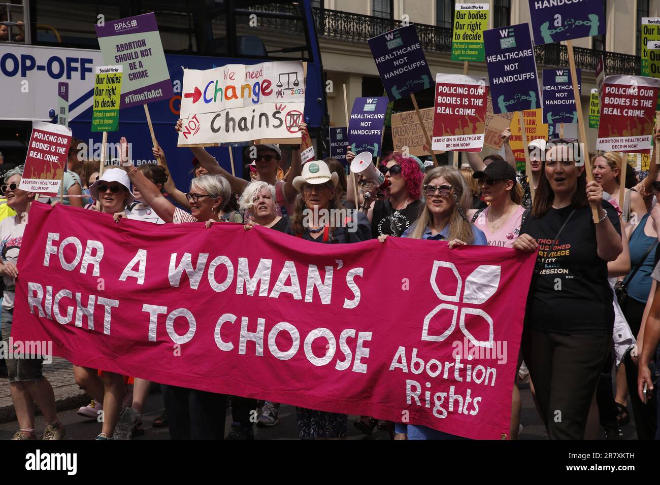 London, UK. 17/June/2023 Marchers Protest Against the Jailing of a ...