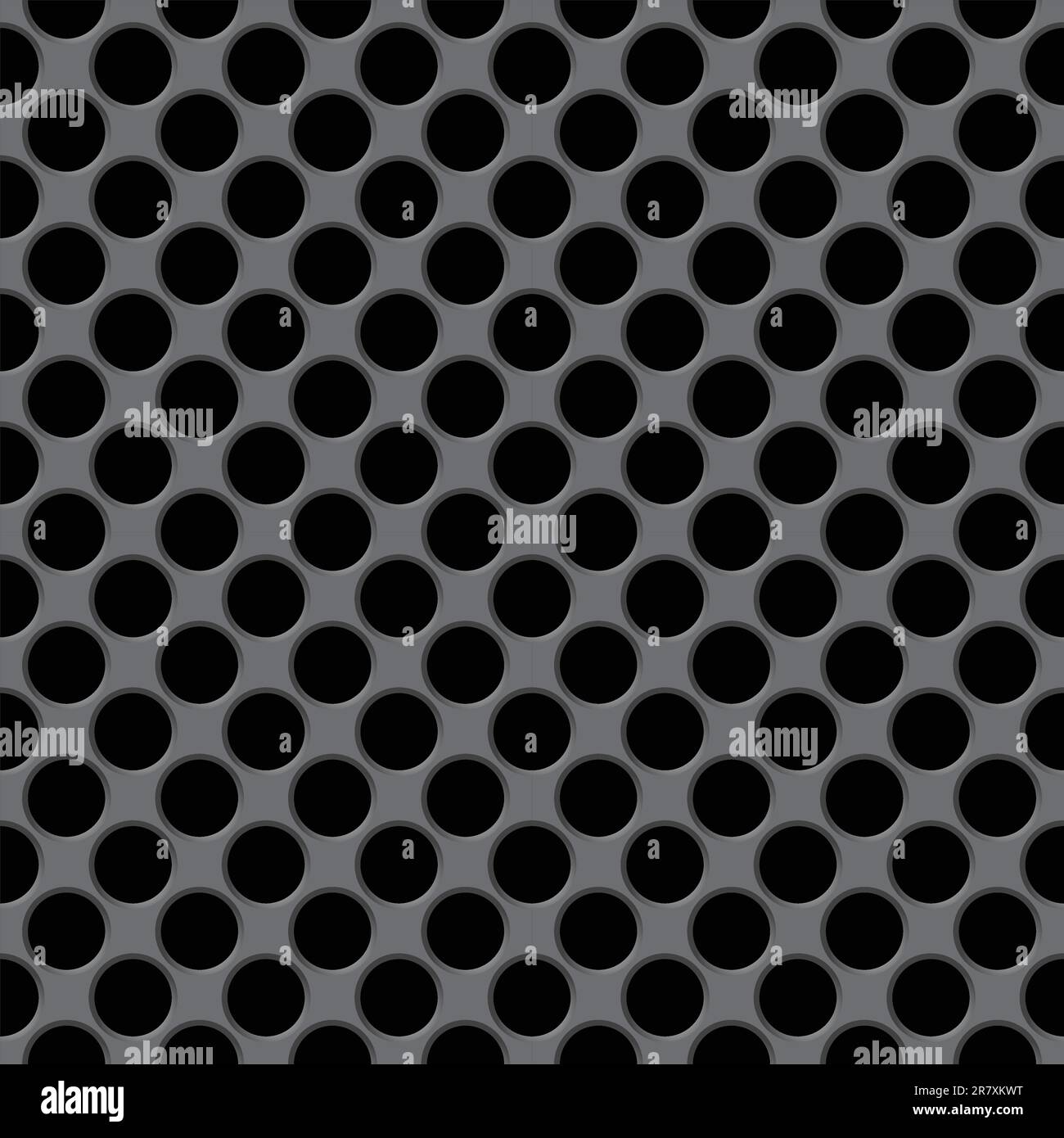 The dark gray surface with circular holes seamless texture hi-res stock photography and images ...
