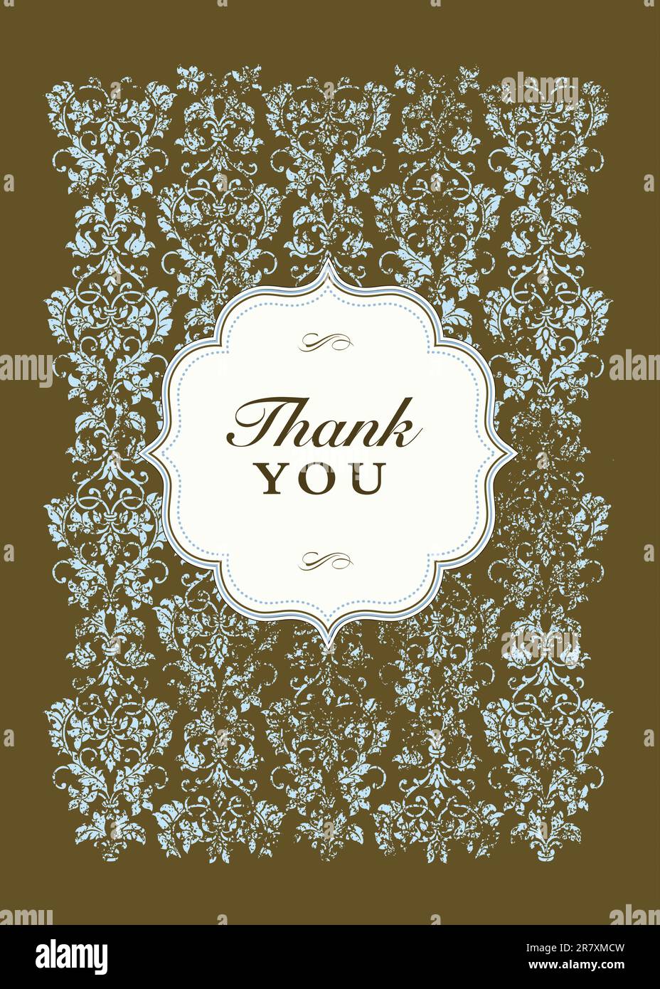 Vector Thank You Frame and Pattern. Easy to edit. Perfect for ...