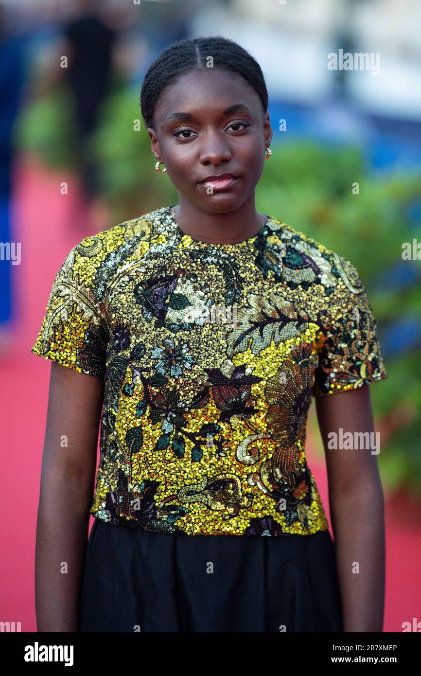 Cabourg, France. 17th June, 2023. Suzy Bemba attending the Red Carpet ...
