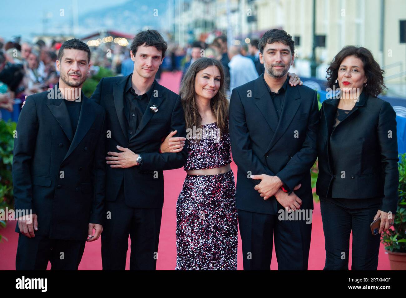 Cabourg, France. 17th June, 2023. Julien Frison, Jeremy Trouilh, Monica ...