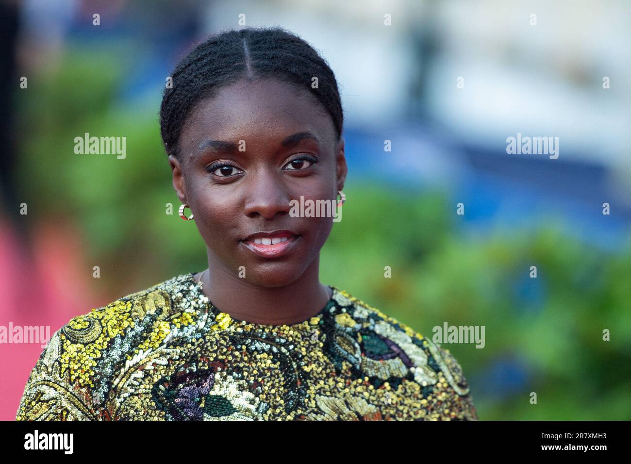 Cabourg, France. 17th June, 2023. Suzy Bemba attending the Red Carpet ...