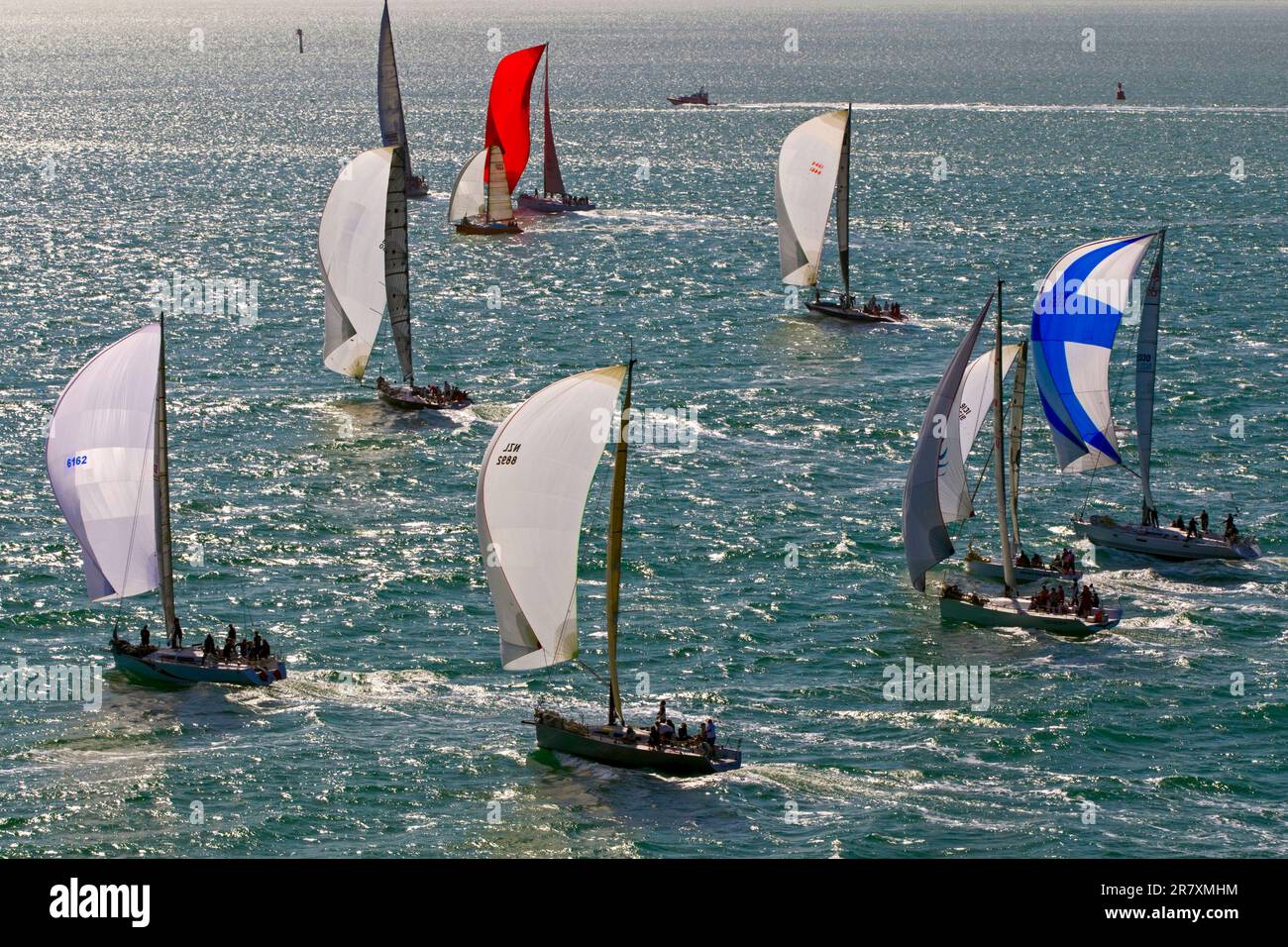 The start of the annual coastal classic yacht race to the Bay of ...
