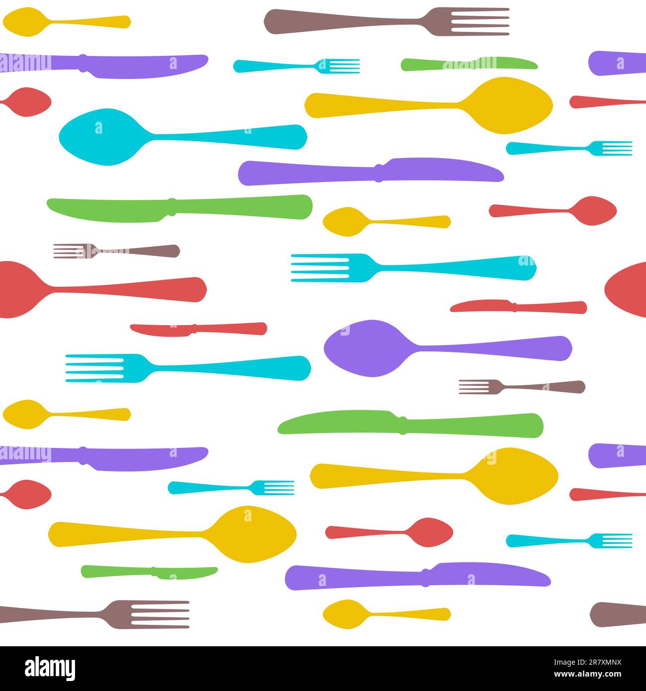Cultery seamless vector pattern ideal for wallpapers and backgrounds ...