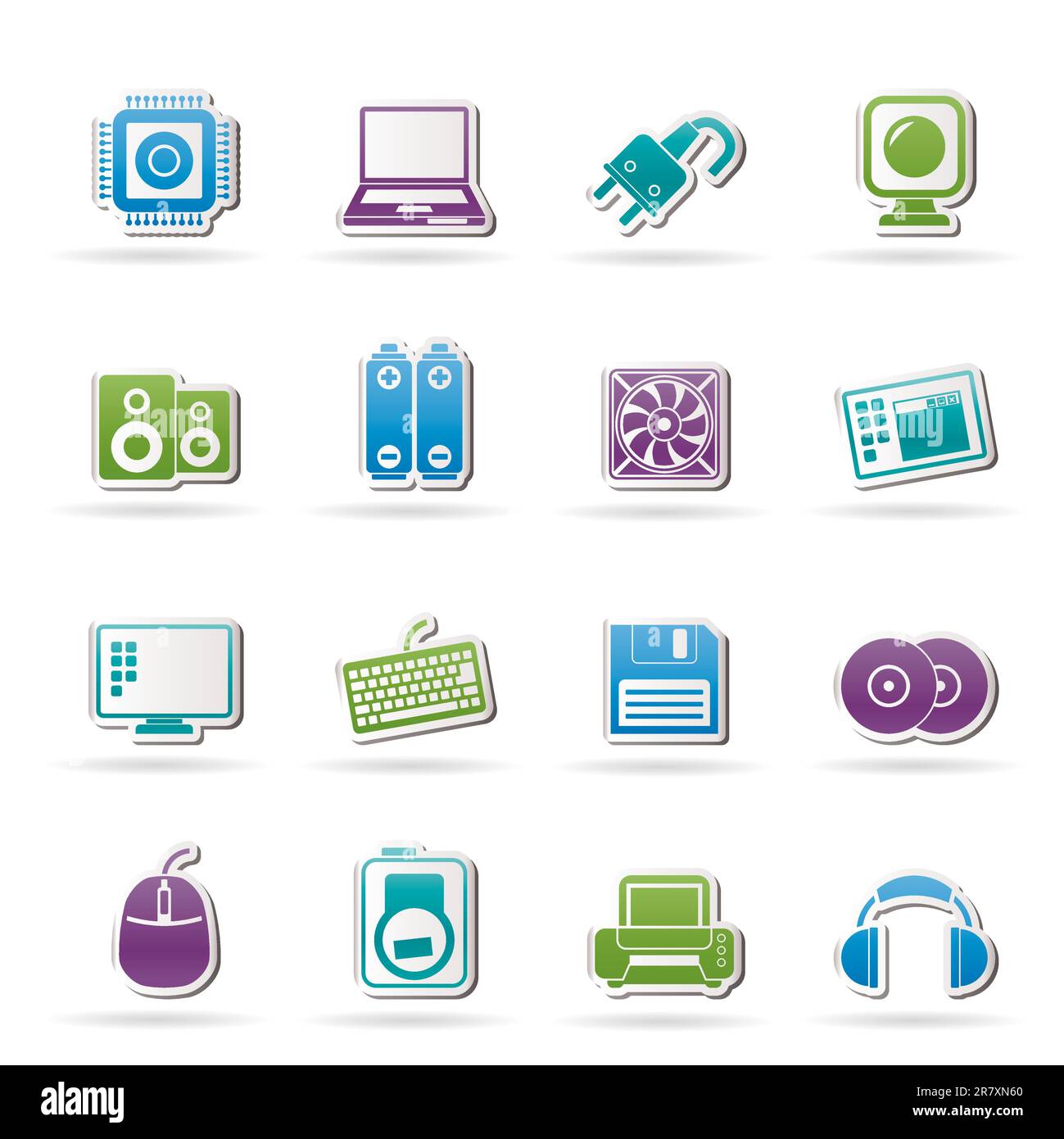 Computer accessories Stock Vector Images - Alamy
