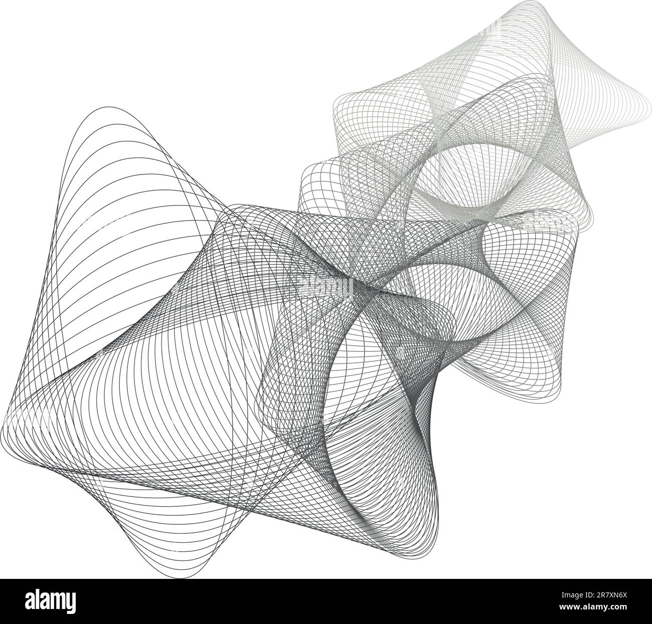 Vector illustration of abstract lined art Stock Vector Image & Art - Alamy