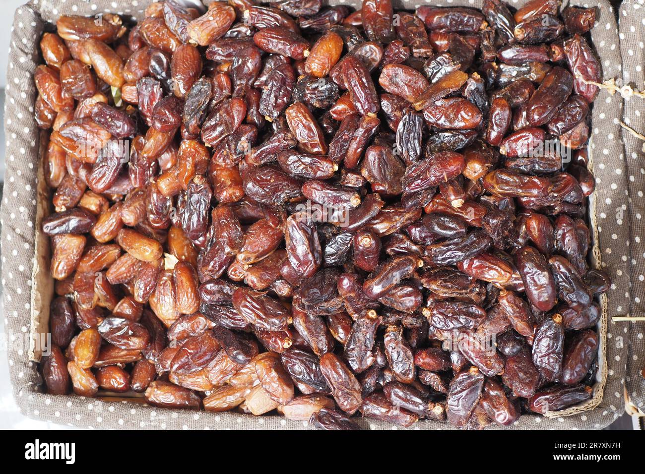 many date fruits display for sale at local market Stock Photo - Alamy