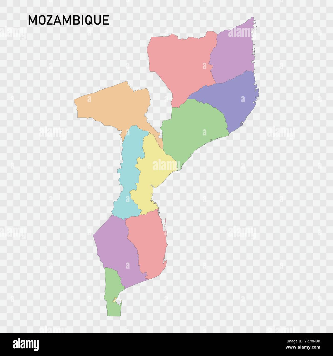 Map Of Mozambique Provinces