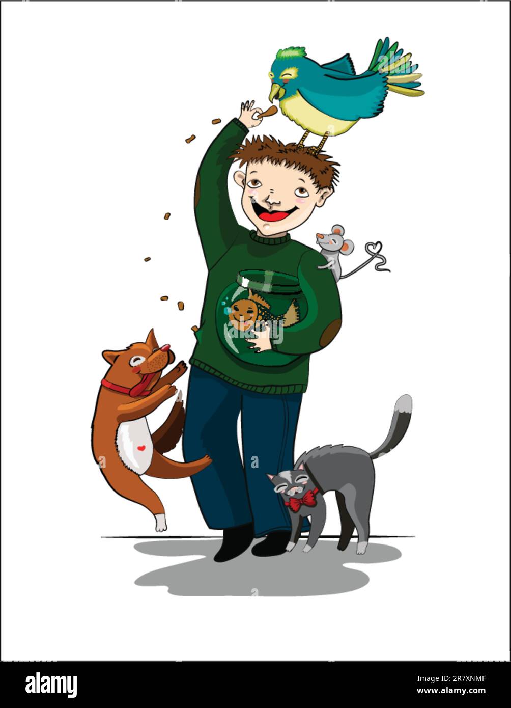 Parrot fish smile Stock Vector Images - Alamy