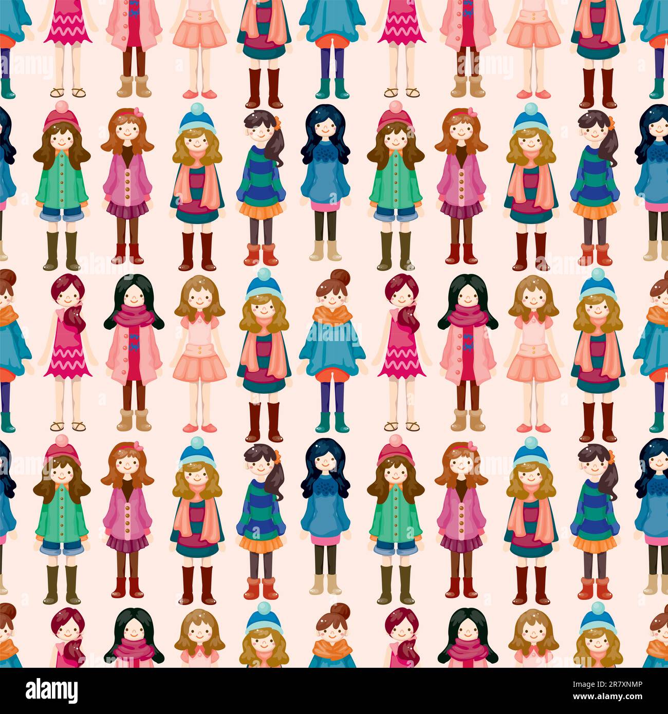 Lady pattern hi-res stock photography and images - Alamy