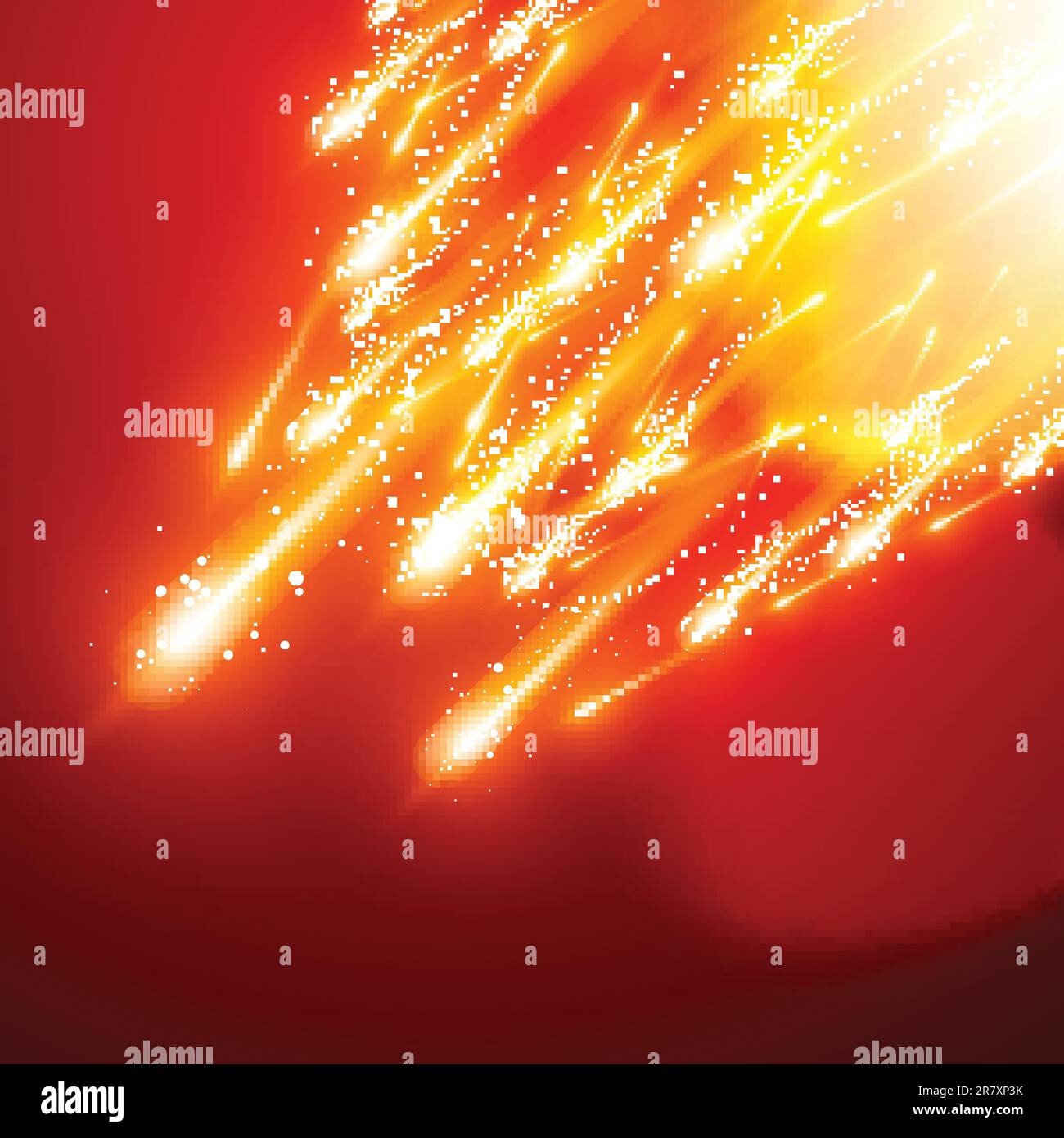 vector shiny sparkles red background Stock Vector Image & Art - Alamy