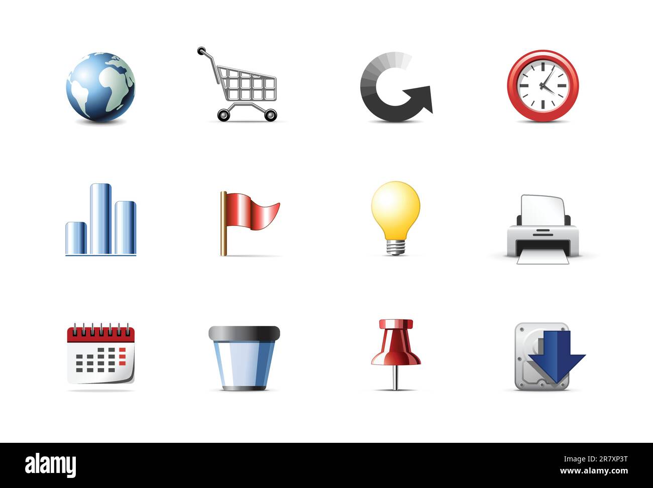 Globe icons internet web Stock Vector Images - Alamy